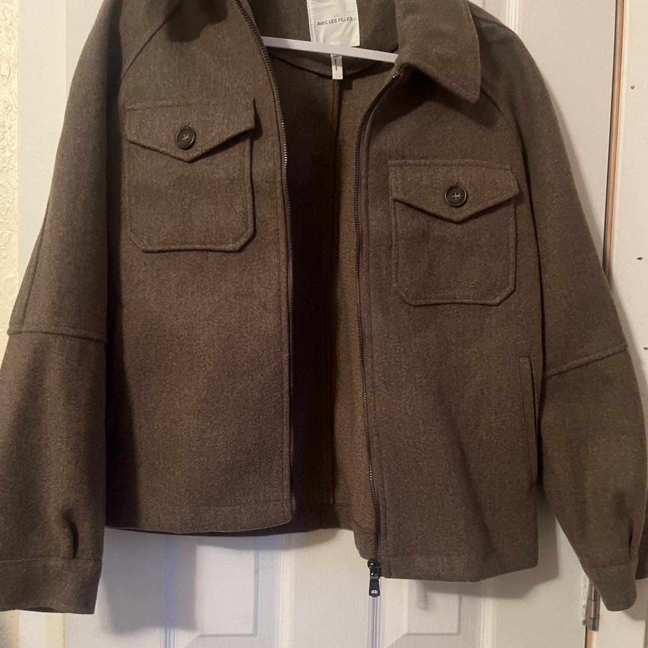 brand new heavy wool jacket 🎀 it’s a thick and... - Depop