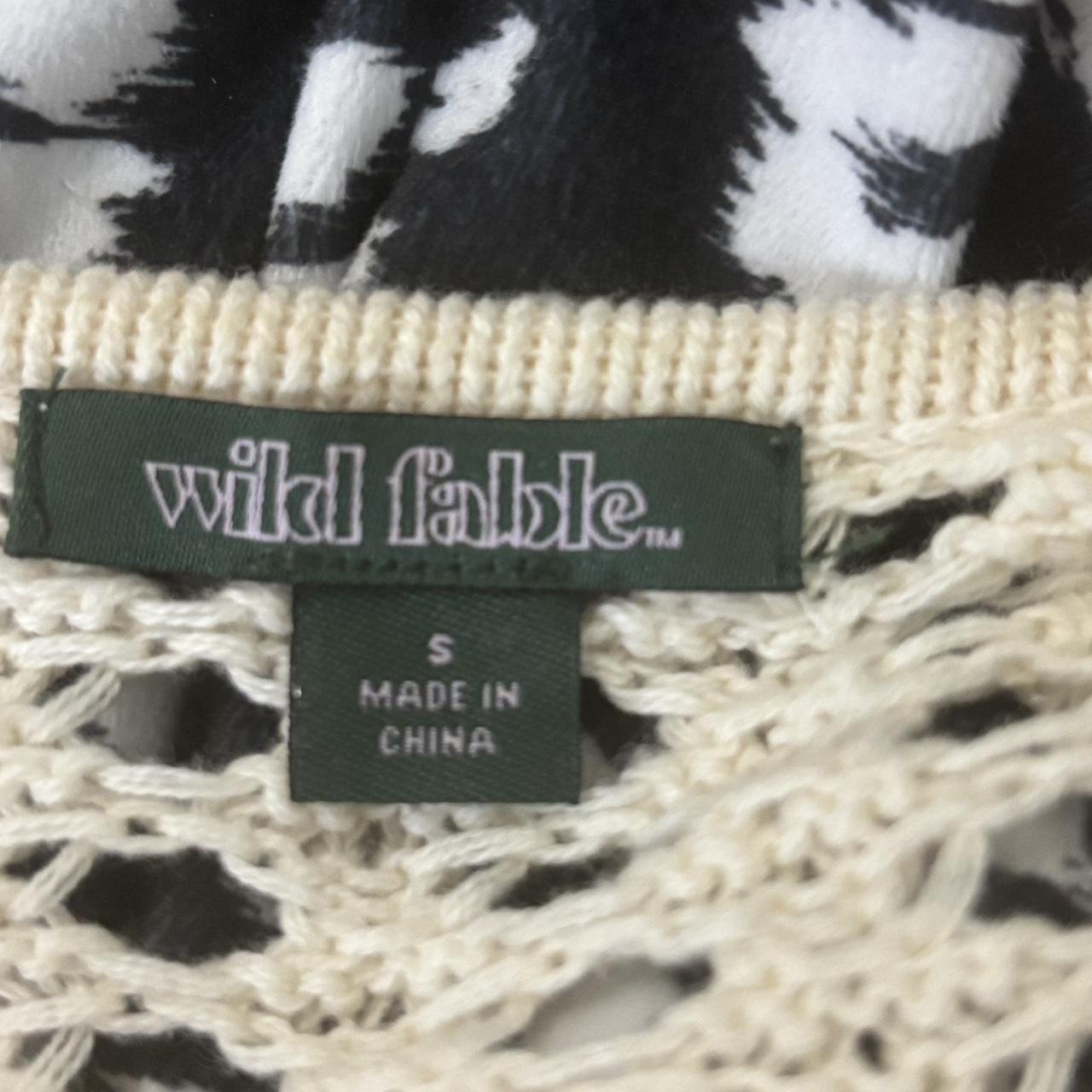 White Wild Fable crochet cover up #crochetcoverup | Depop