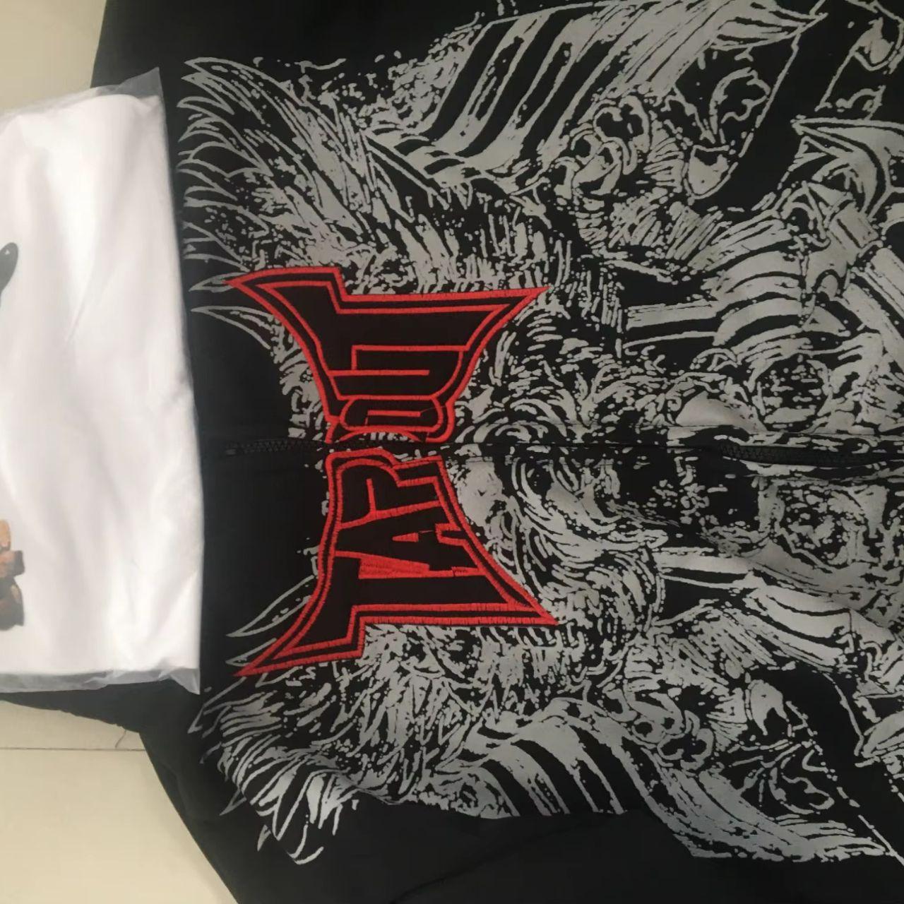 🔥 Y2K American Tapout Zip-Up Hoodie 🔥 Retro • Hip... | Depop