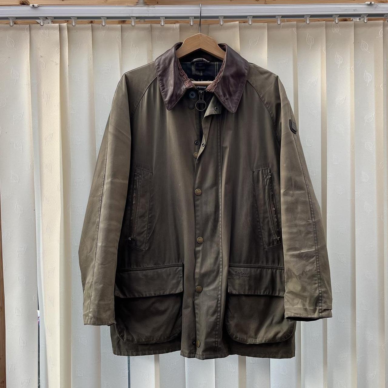 Barbour x Land Rover Waxed Jacket Inner pocket... - Depop