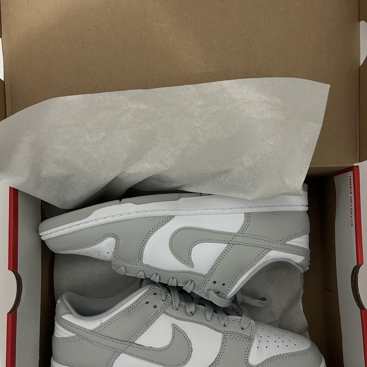Nike grey fog dunk low Brand new in hand... - Depop