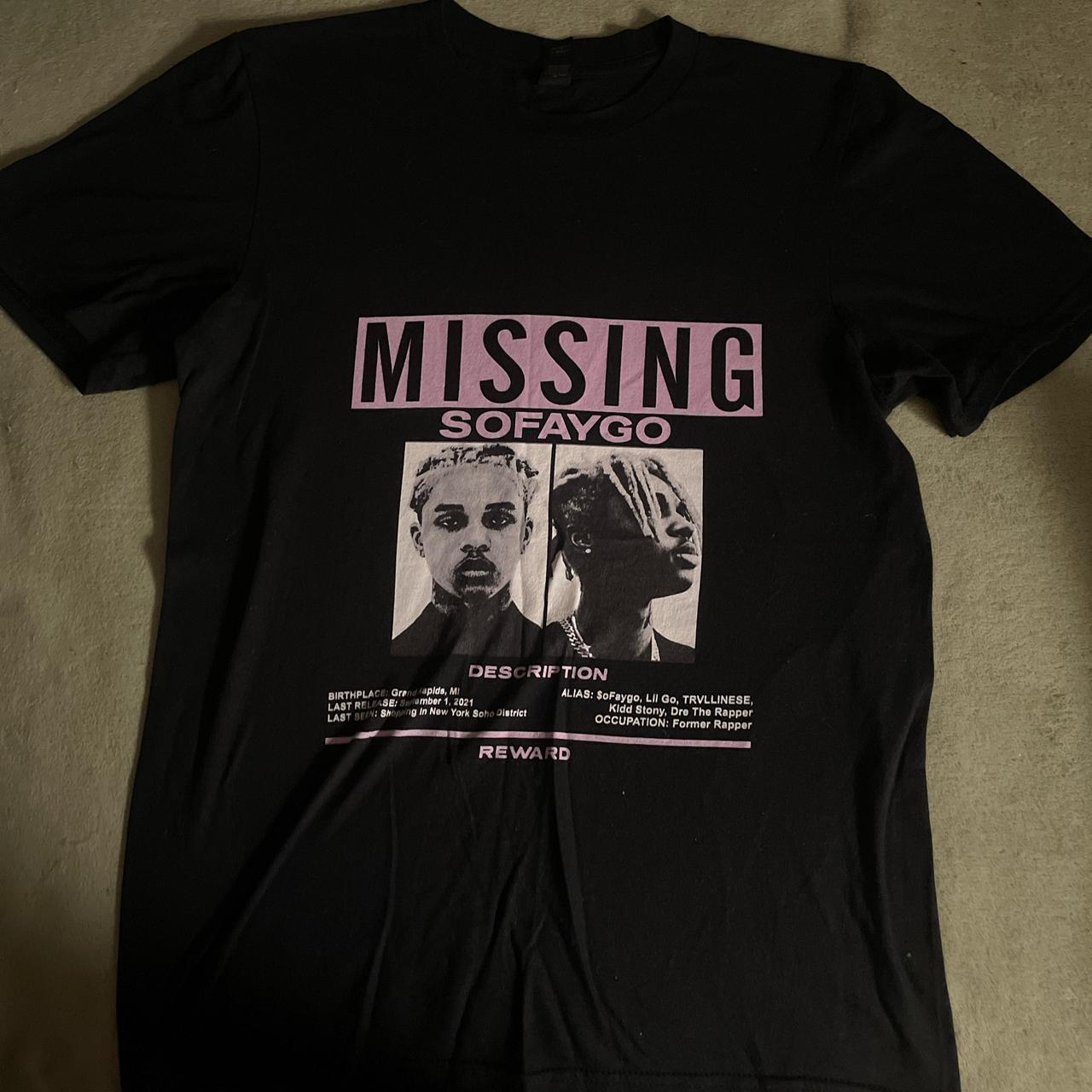 Black & pink SoFayGo T-shirt Merch from his b4pink... - Depop