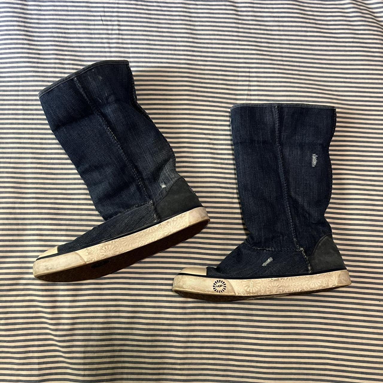 denim uggs/ converse boots #twee #indie #quirky... - Depop