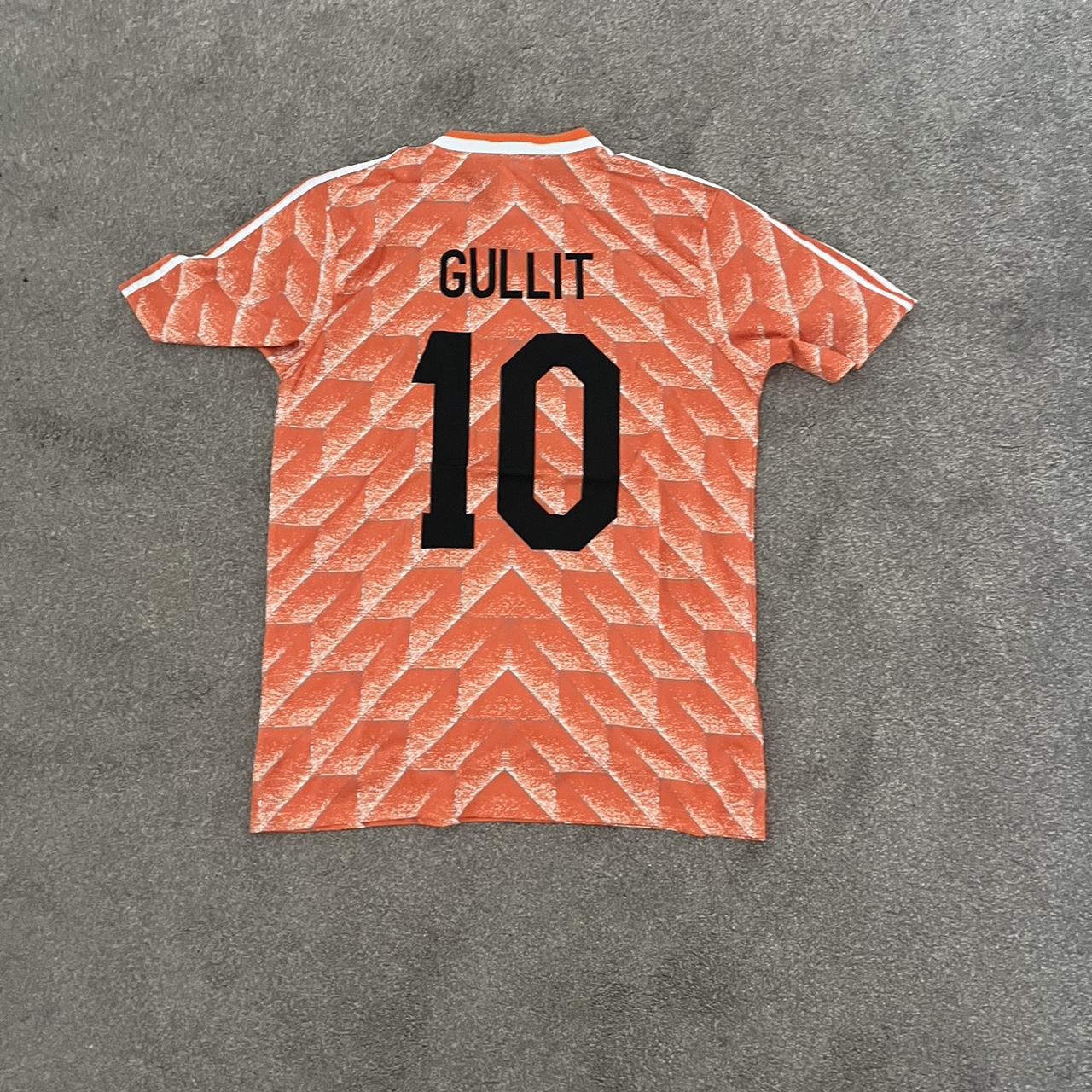 Medium men’s 1998 Netherlands Gullit football shirt.... - Depop
