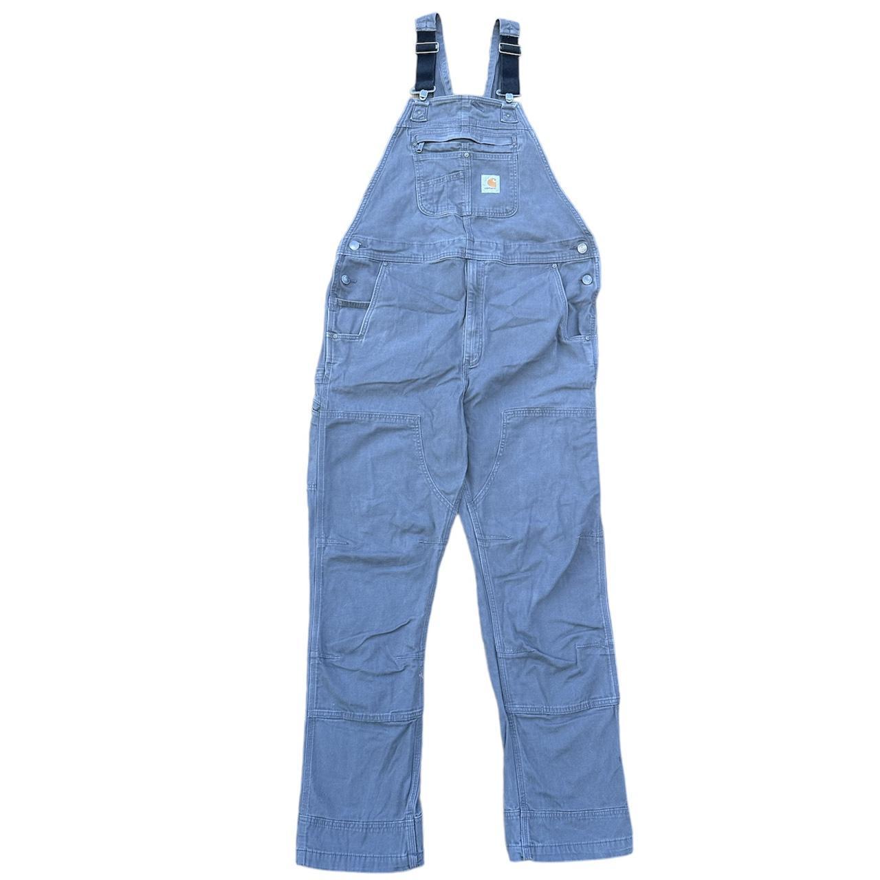 Men's Grey Dungarees-overalls | Depop