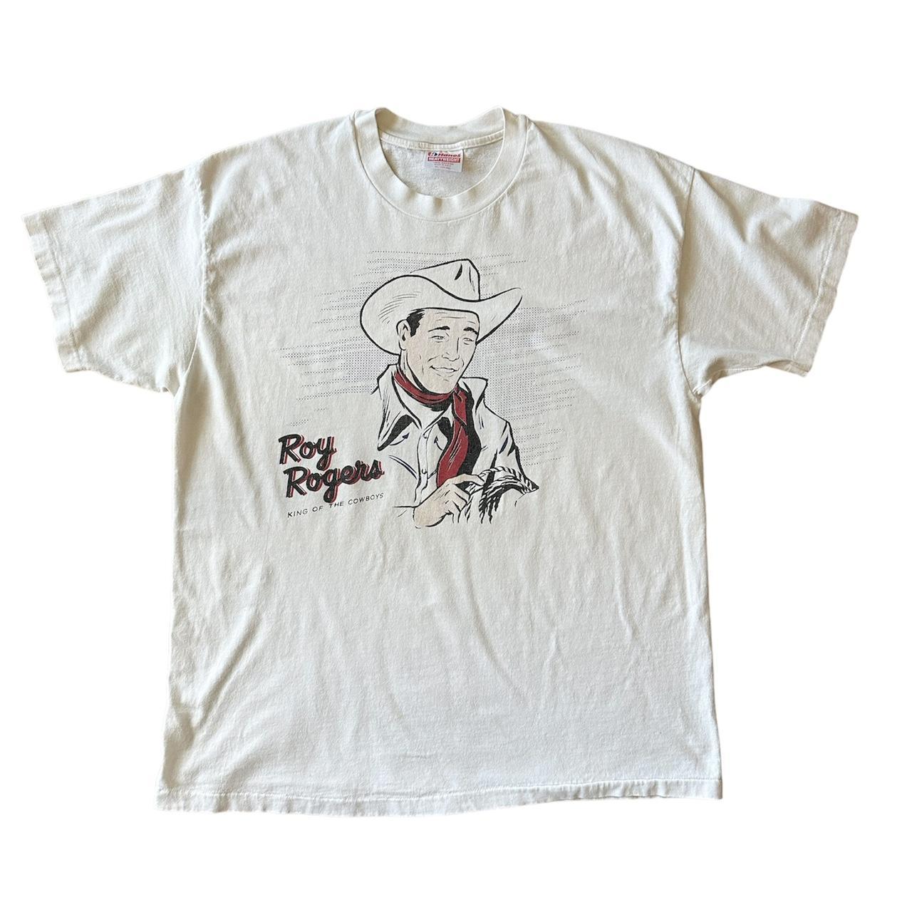 Vintage Roy Rogers Single Stitch Tee. “King of the... - Depop