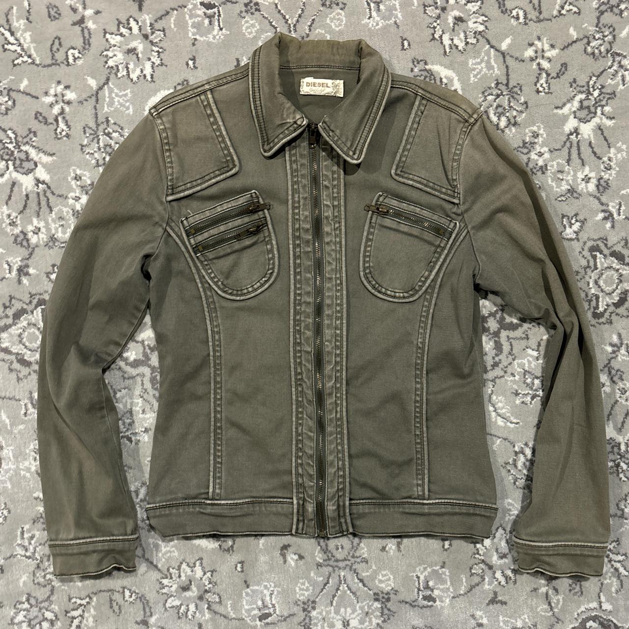 Vintage 2000s Diesel Biker Jacket - SUPER RARE... - Depop