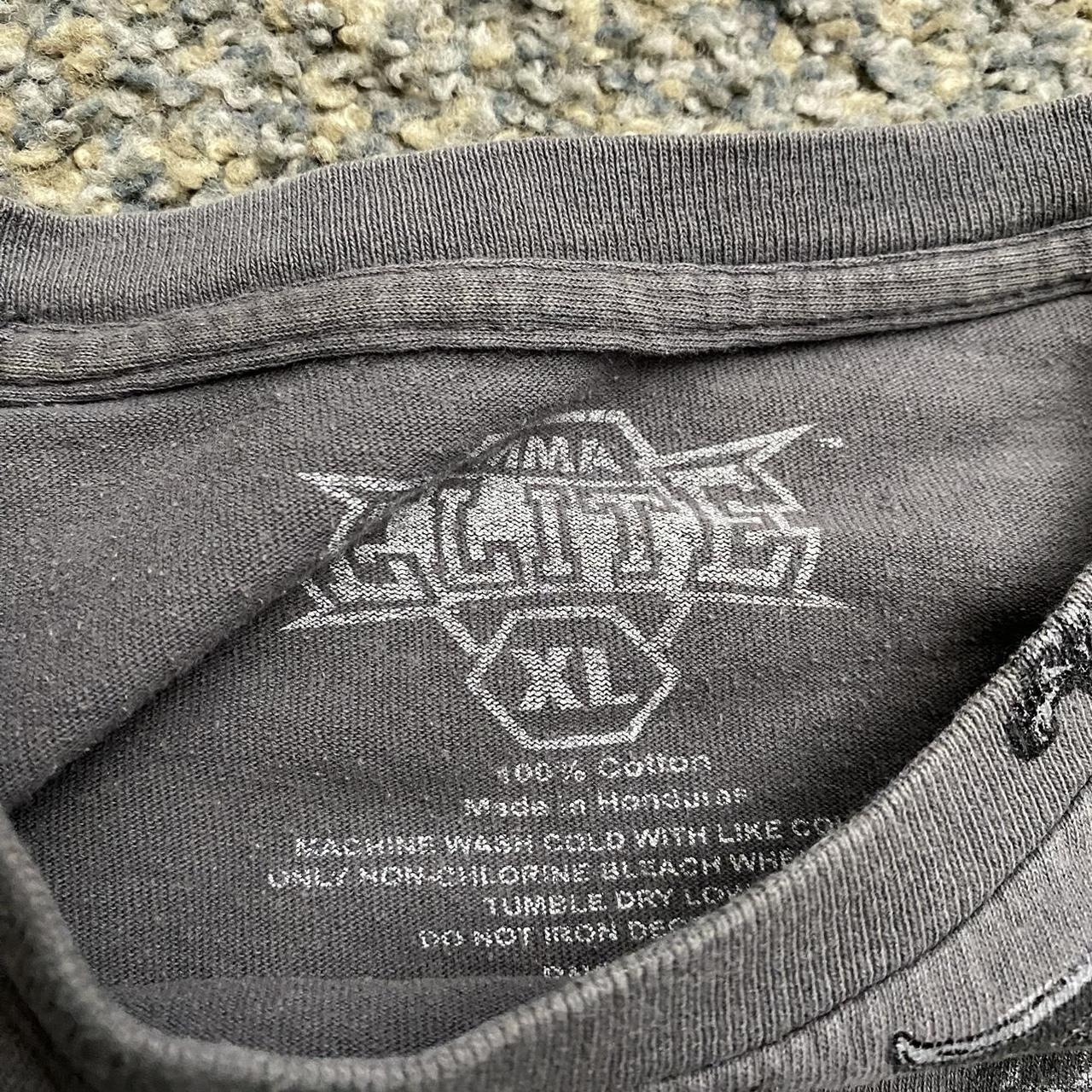 MMA Elite cyber skull tee SIZE: XL Condition: worn... - Depop