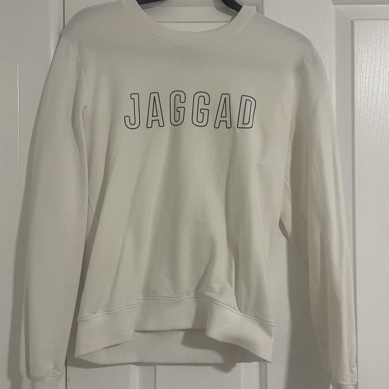 Jaggad white activewear crewneck Never been worn... - Depop