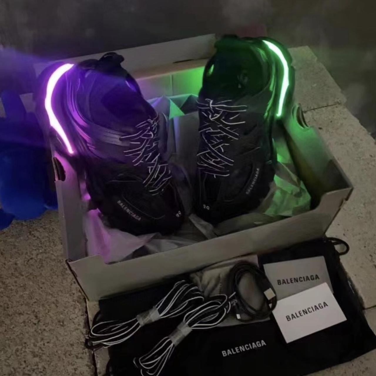 Balenciaga Track Runners LED - Depop