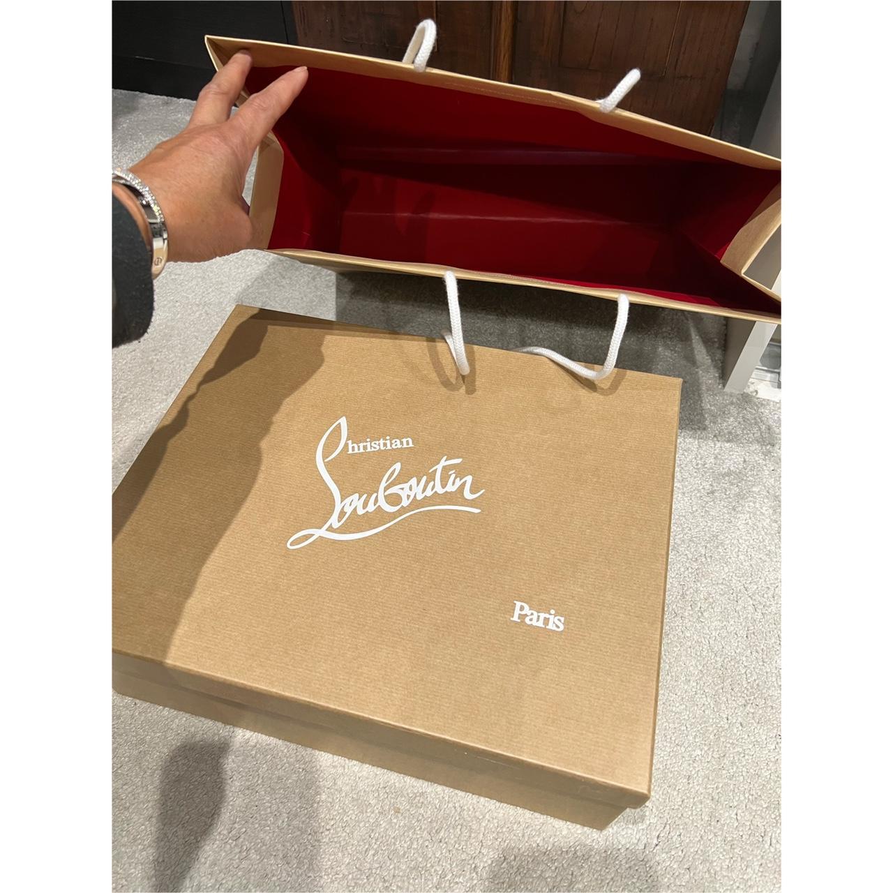 Christian Louboutin shoes box size 39, new sold as... - Depop