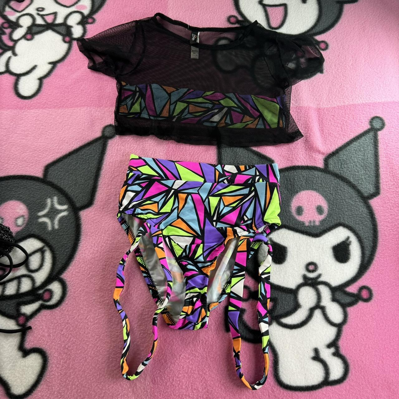 🍭 I heart Raves outfit 🍭 🍭 Size S/M 🍭 Wore one... - Depop
