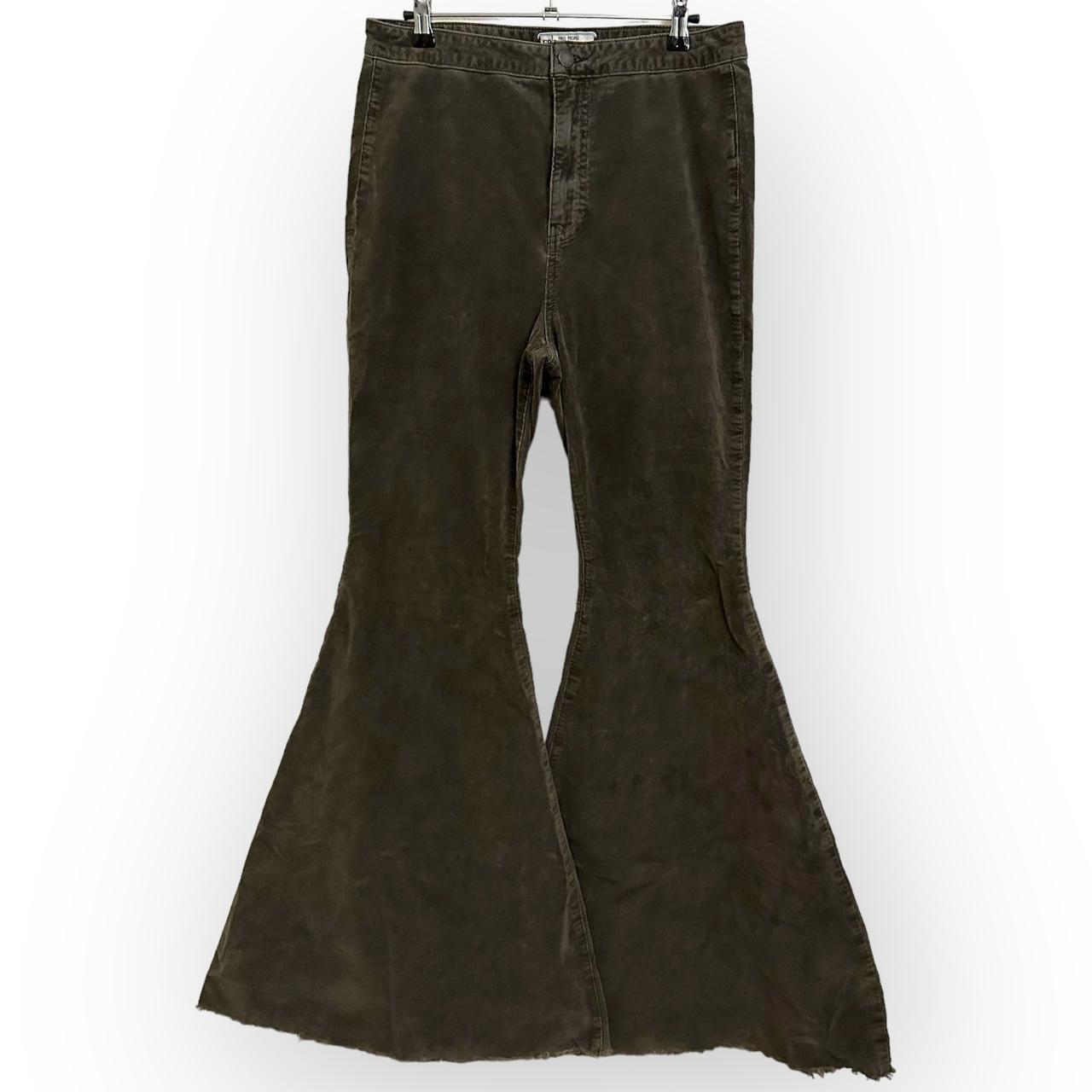 Free People Just Float On super flare Cord corduroy... - Depop