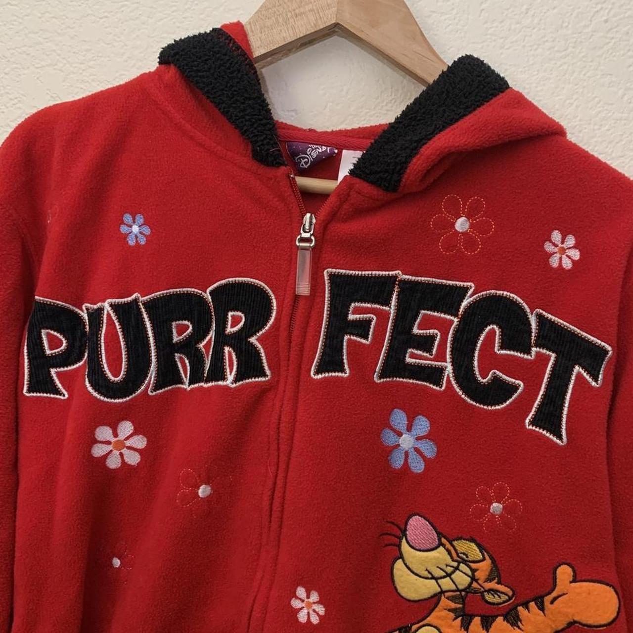 Vintage Tigger Fleece Full zip hoodie embroidered... - Depop