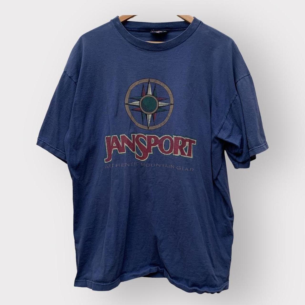 Vintage Jansport Logo Shirt XL Made in USA... | Depop