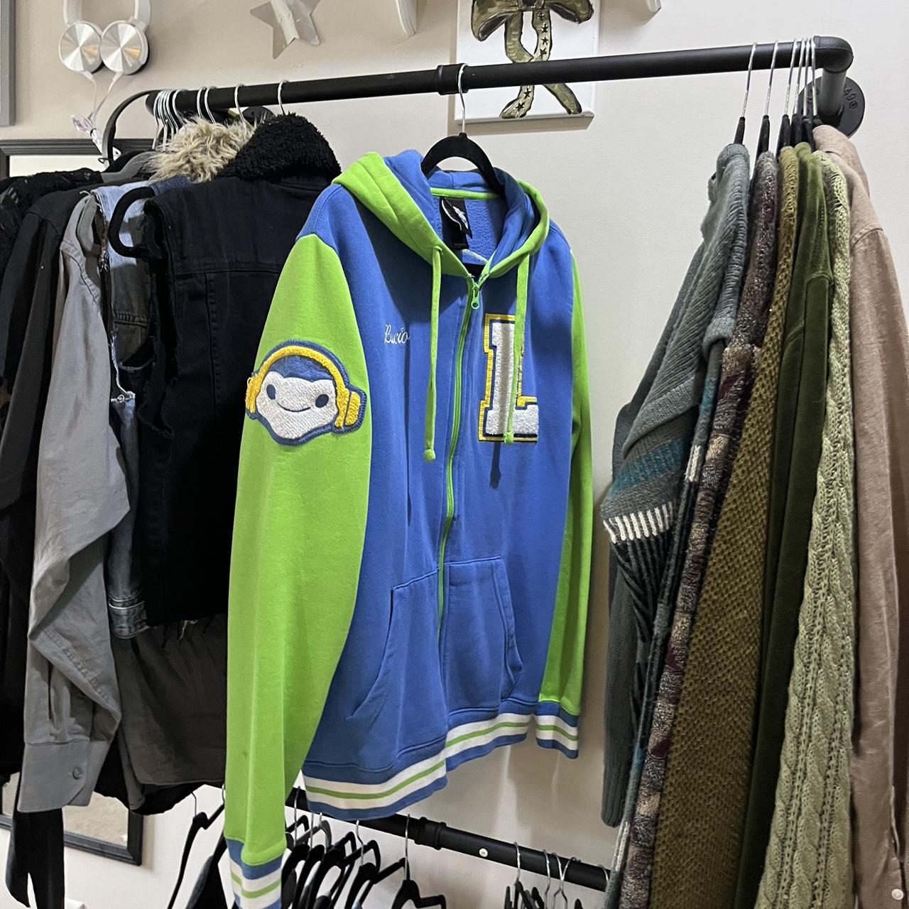 🎧 OVERWATCH JACKET • green / blue •overwatch... - Depop