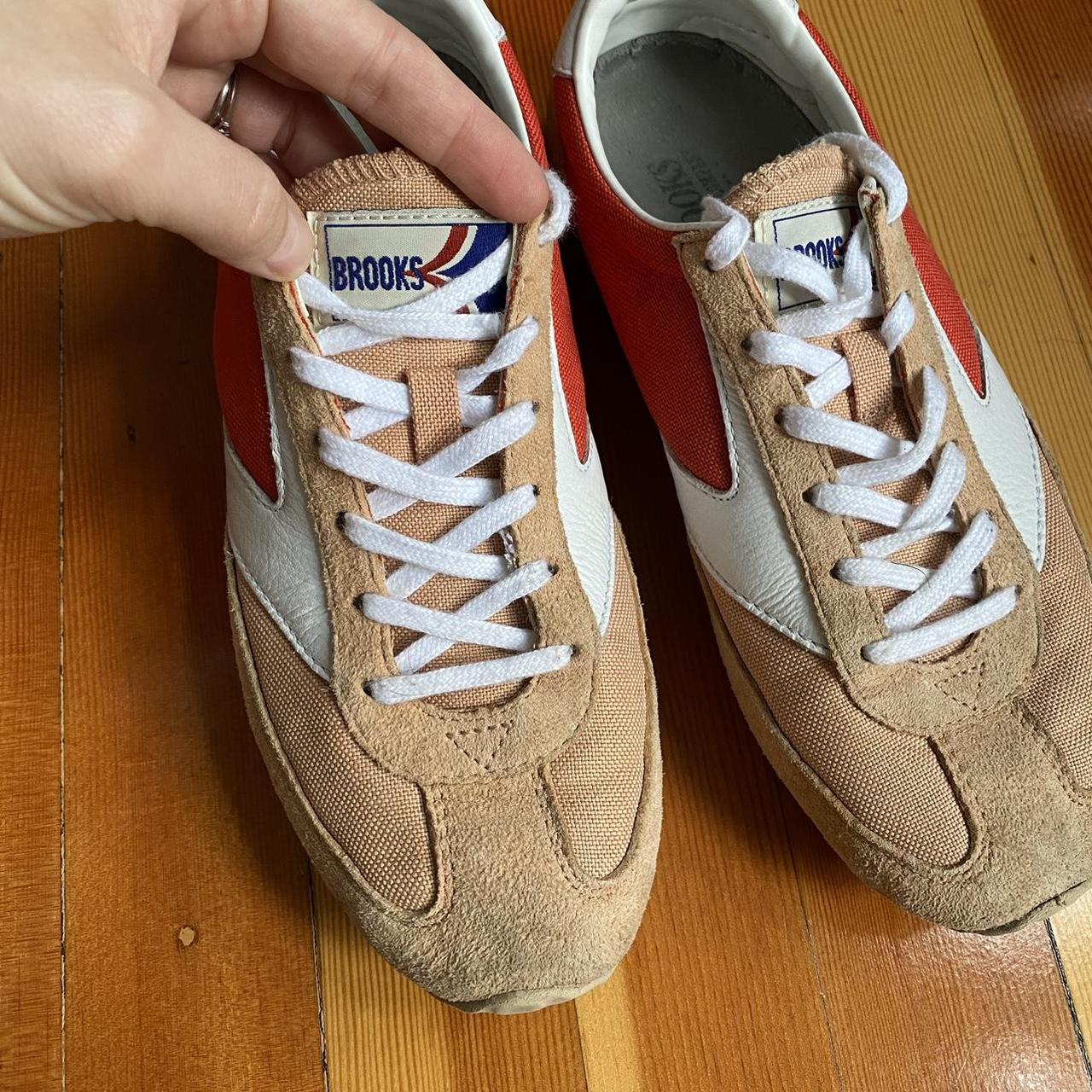 Brooks Vanguard sneakers in the Apricot color way.... - Depop