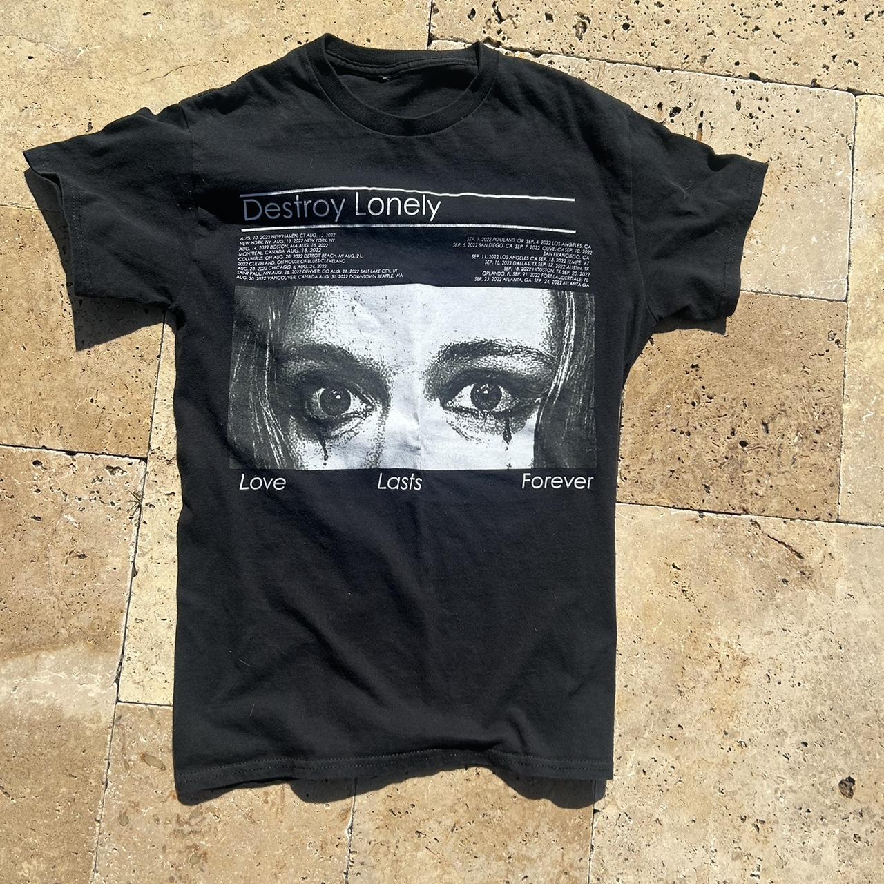 Destroy Lonely Love Lasts Forever Tour Tee... - Depop