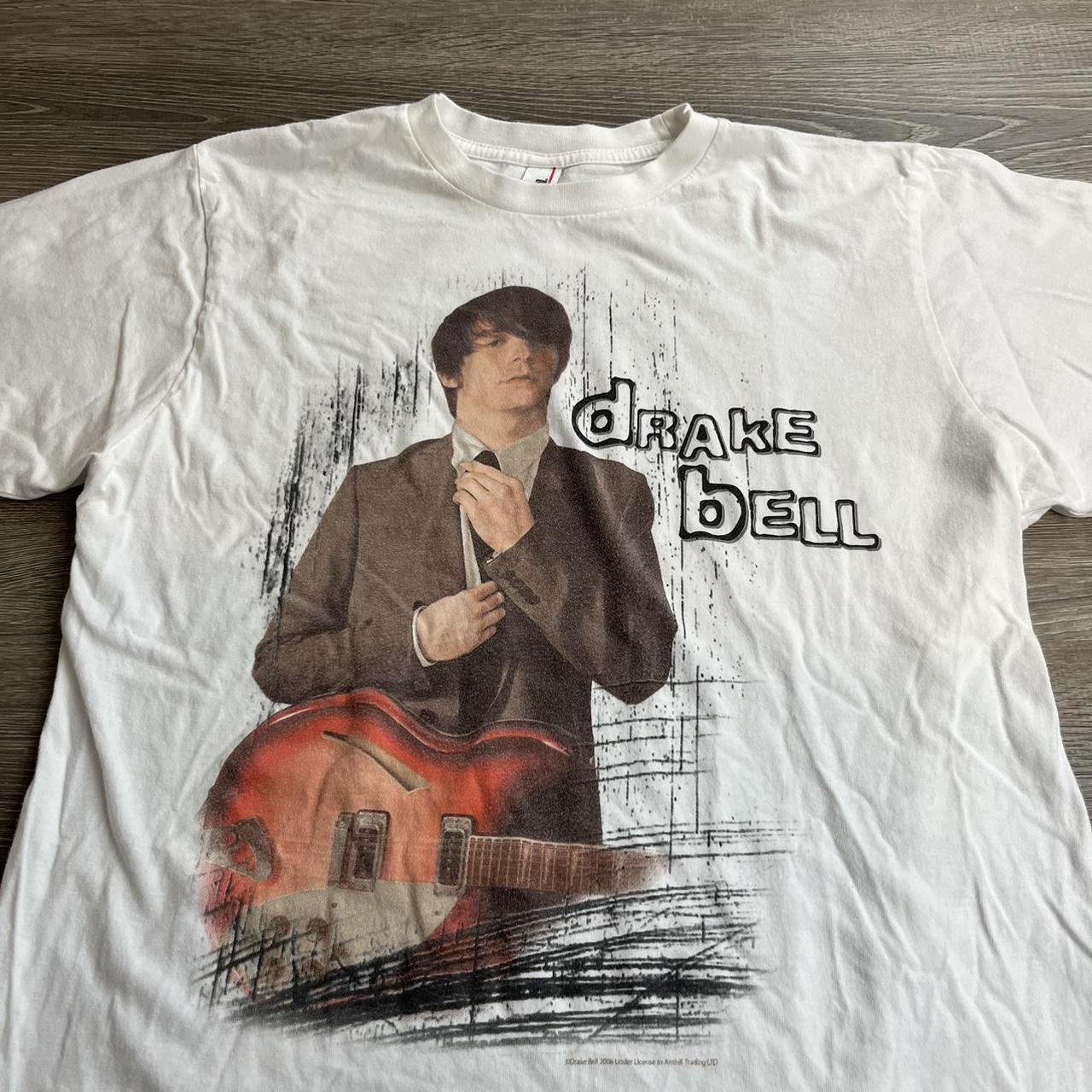 Y2K Drake Bell T-Shirt White Graphic Tee Drake and... - Depop