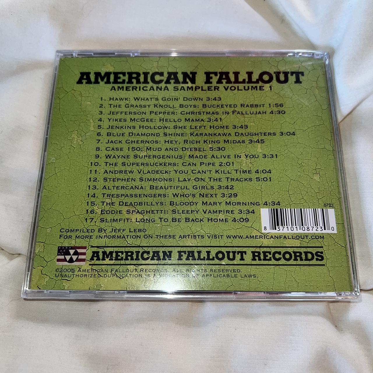 American Fallout CD. Compilation of protest songs. - Depop
