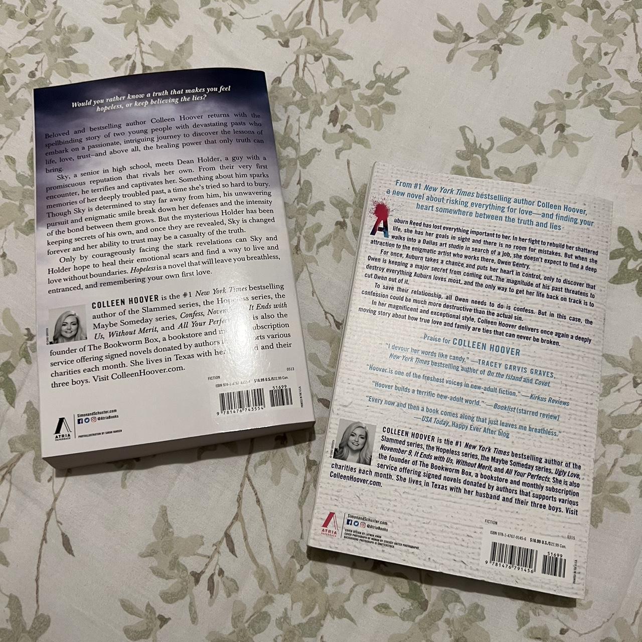 Colleen Hoover Books Both are brand new and never... - Depop