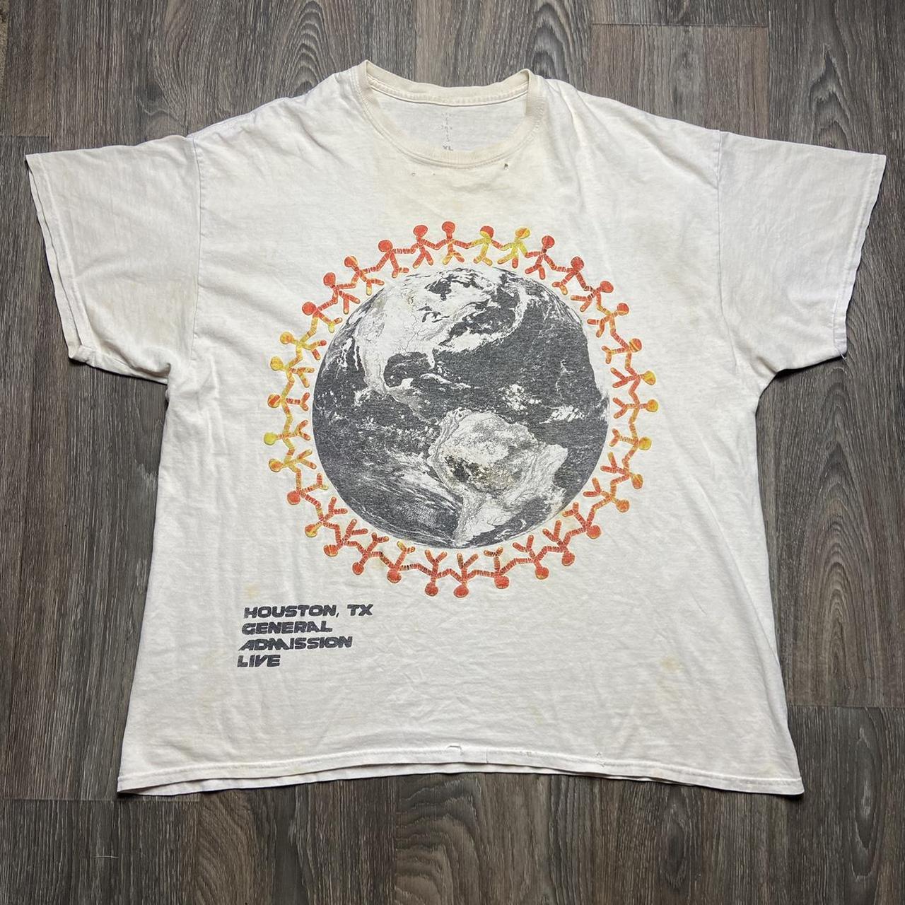 Travis Scott Astroworld tee W 25" L 30" Has some... - Depop