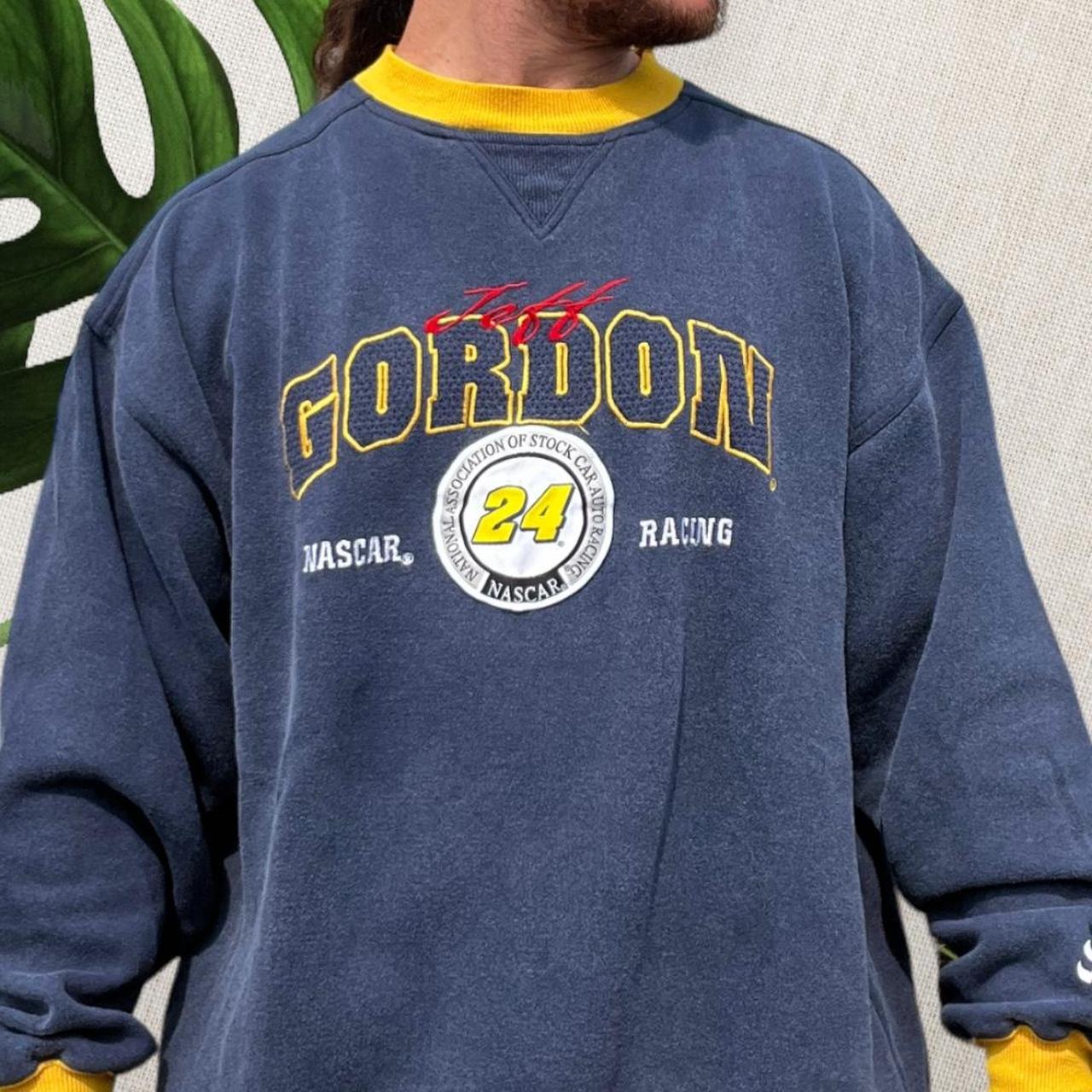 90s NASCAR JEFF GORDON RACING EMBROIDERED... - Depop