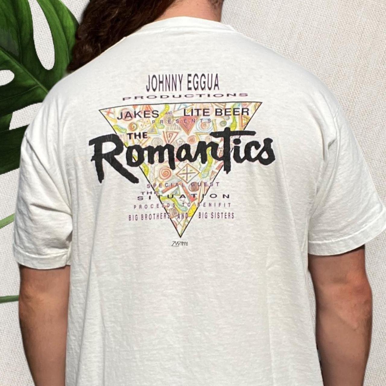 90s THE ROMANTICS AND THE SITUATION BAND T SHIRT.... - Depop