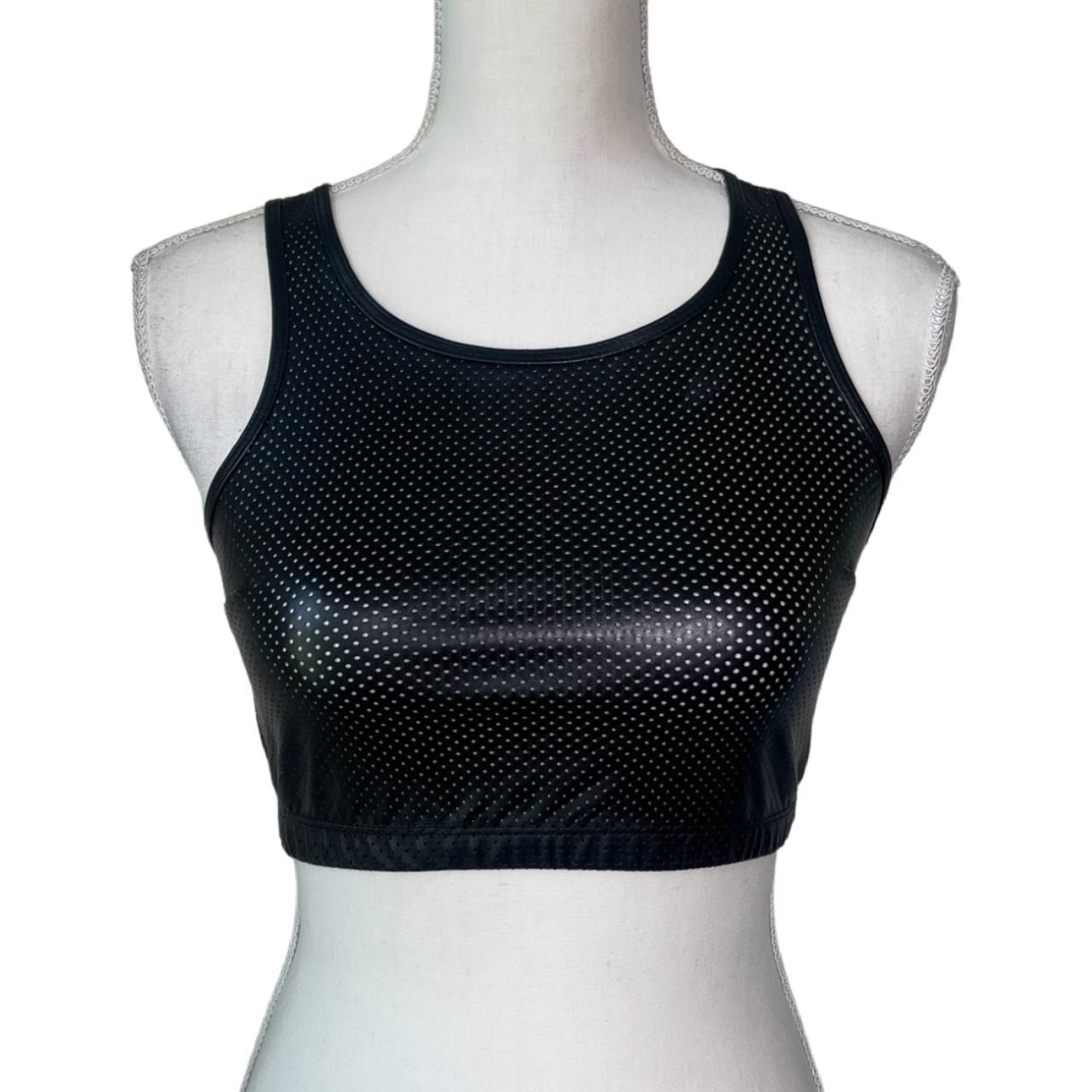 Mesh Cropped Tank Top 🖤 #Mesh #CropTop #Y2K #2000s... - Depop