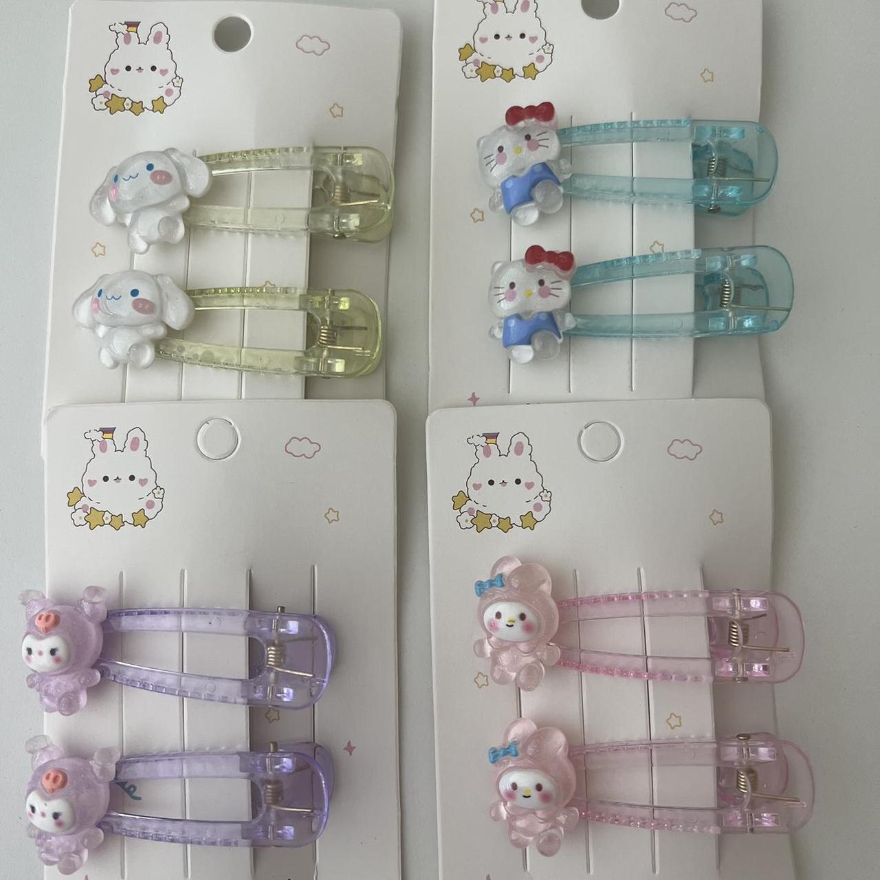 Sanrio hair clips Selling each separately (each... - Depop