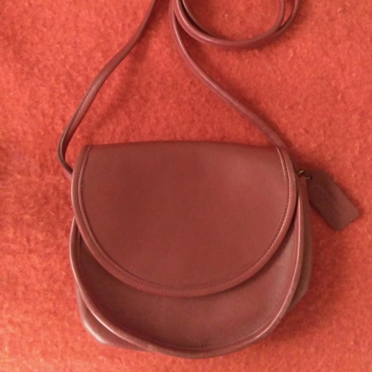 Vintage red cross-body Coach Casey 9923 bag. On the... - Depop