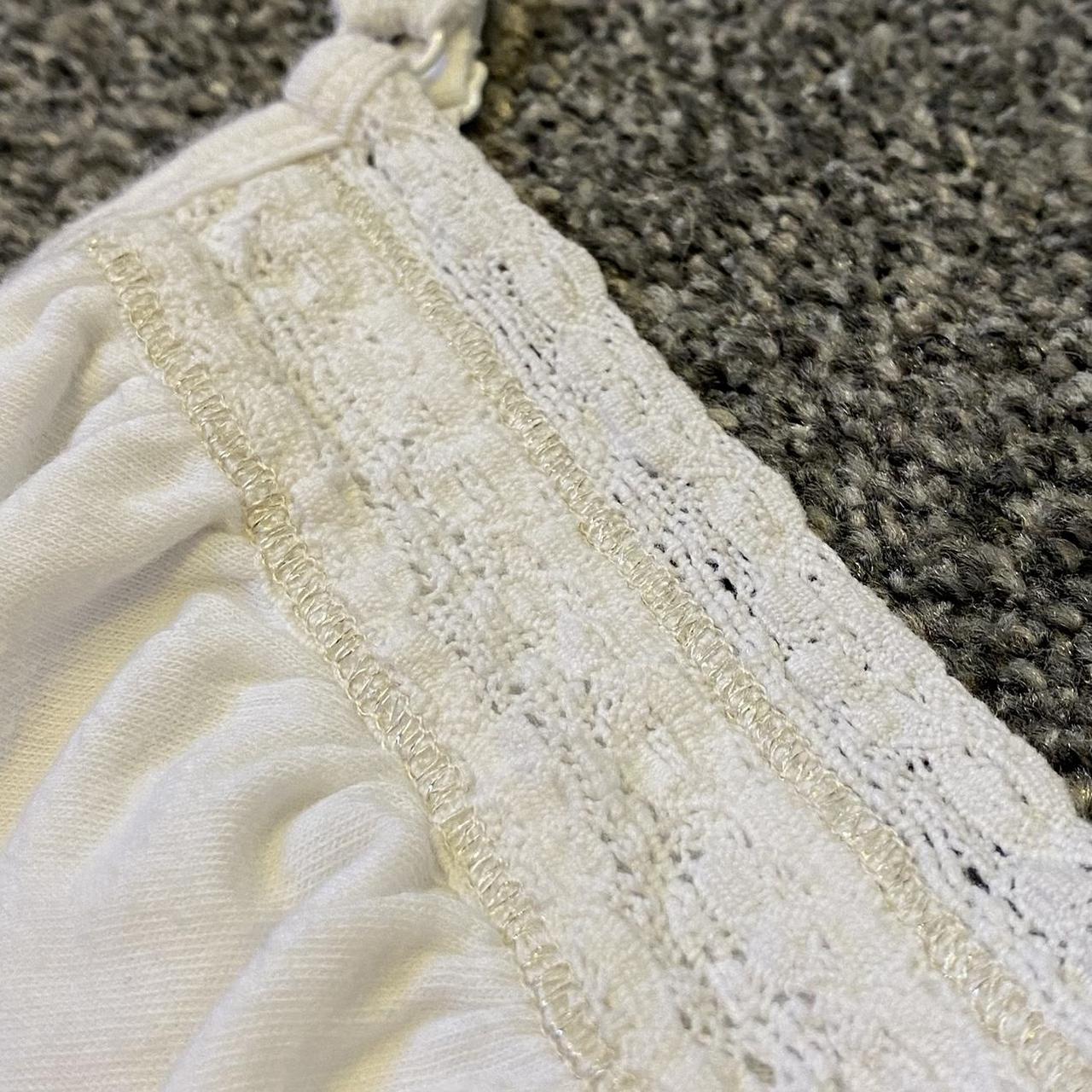 Y2K Abercrombie and Fitch Babydoll Strappy Top... - Depop