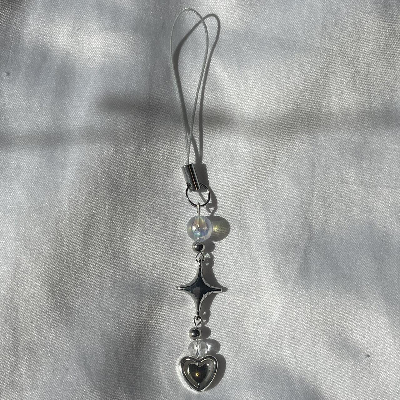 Star phone charm keychain Handmade by me💗 2” not... - Depop