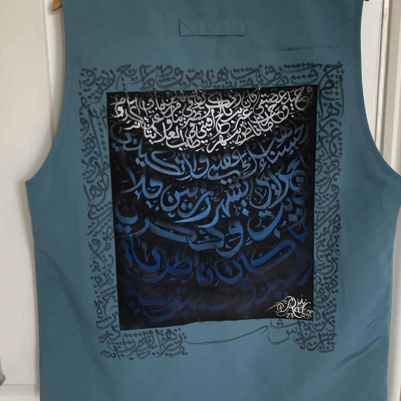 Hand painted Arabic, tactical vest ( utility vest) | Depop