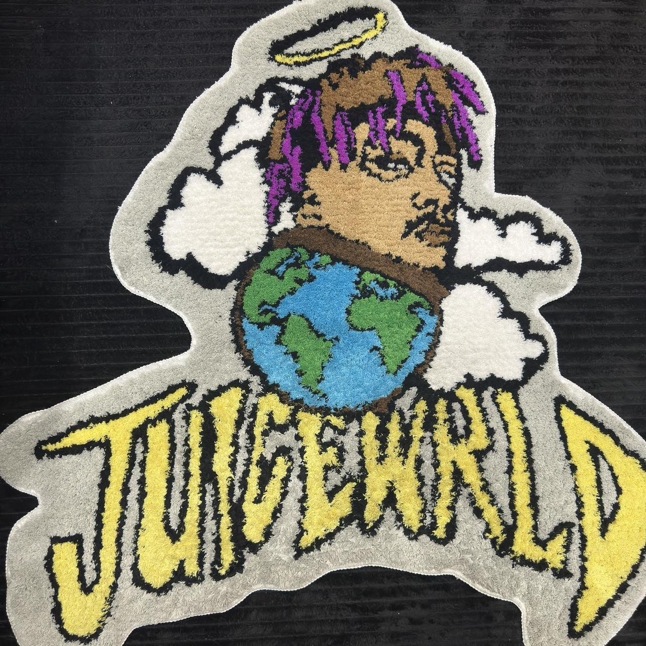 Y2K Soft and comfy multi-colored Juice Wrld angel... | Depop