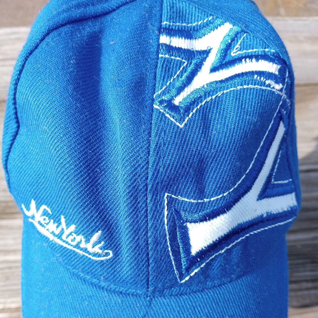 New York Blue Ball Cap Hat Adjustable... - Depop