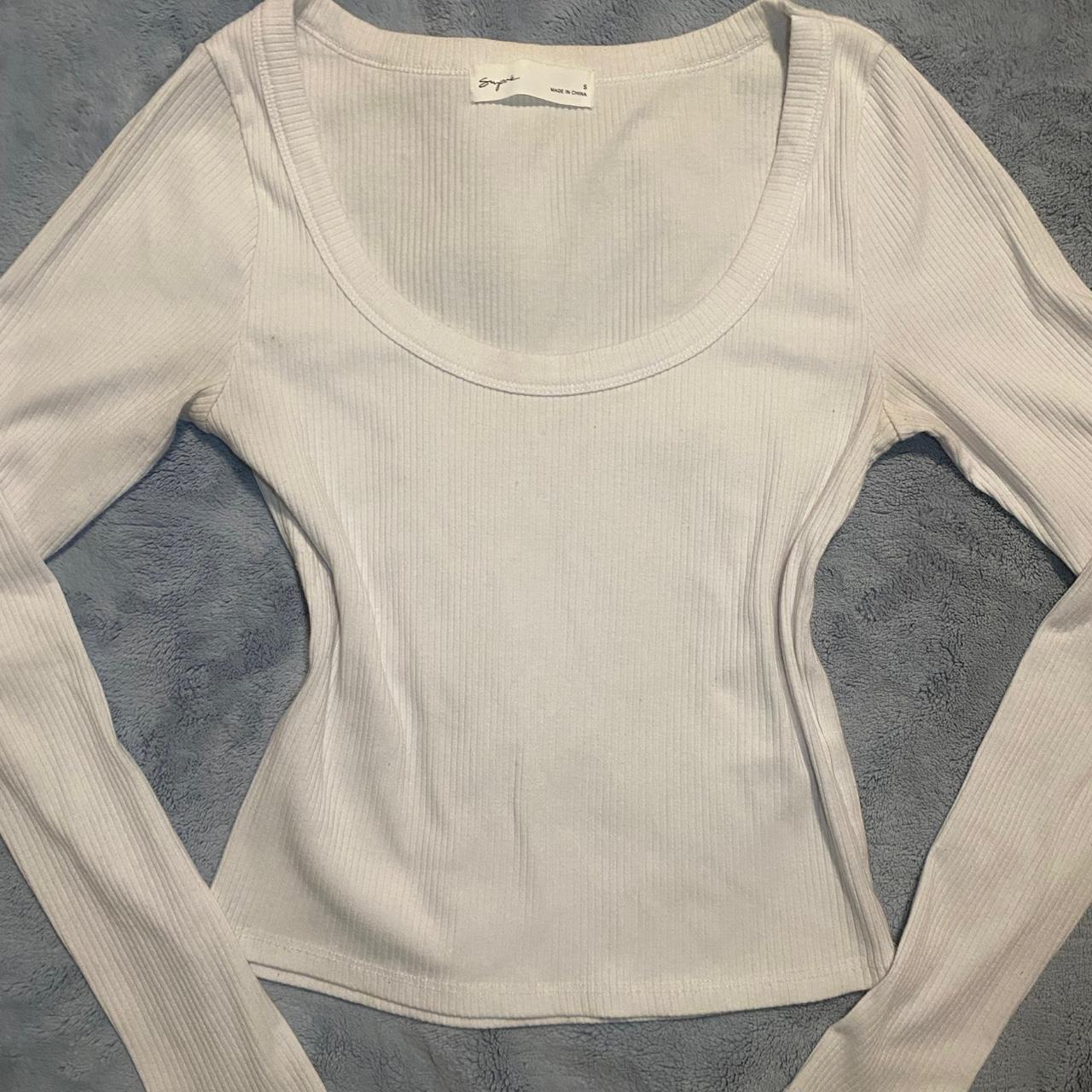 supre riri scoop long sleeve top - size S - okay... | Depop