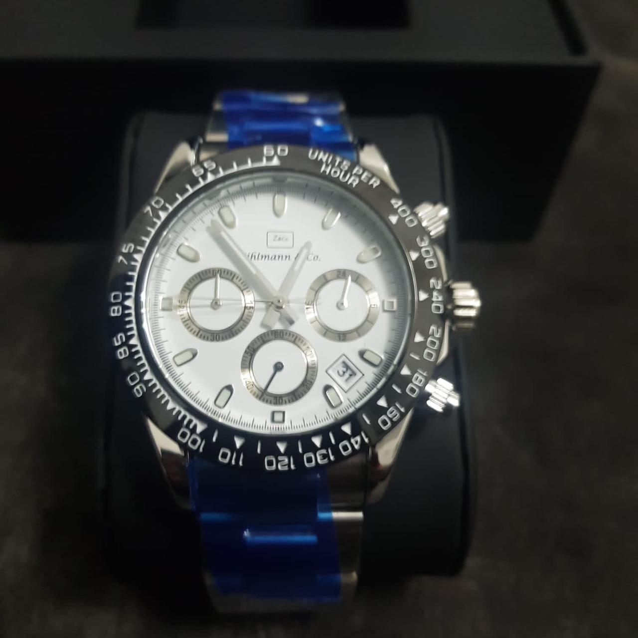 Boxed Men’s Zhilmann and Co Z400 watch, chronograph... - Depop