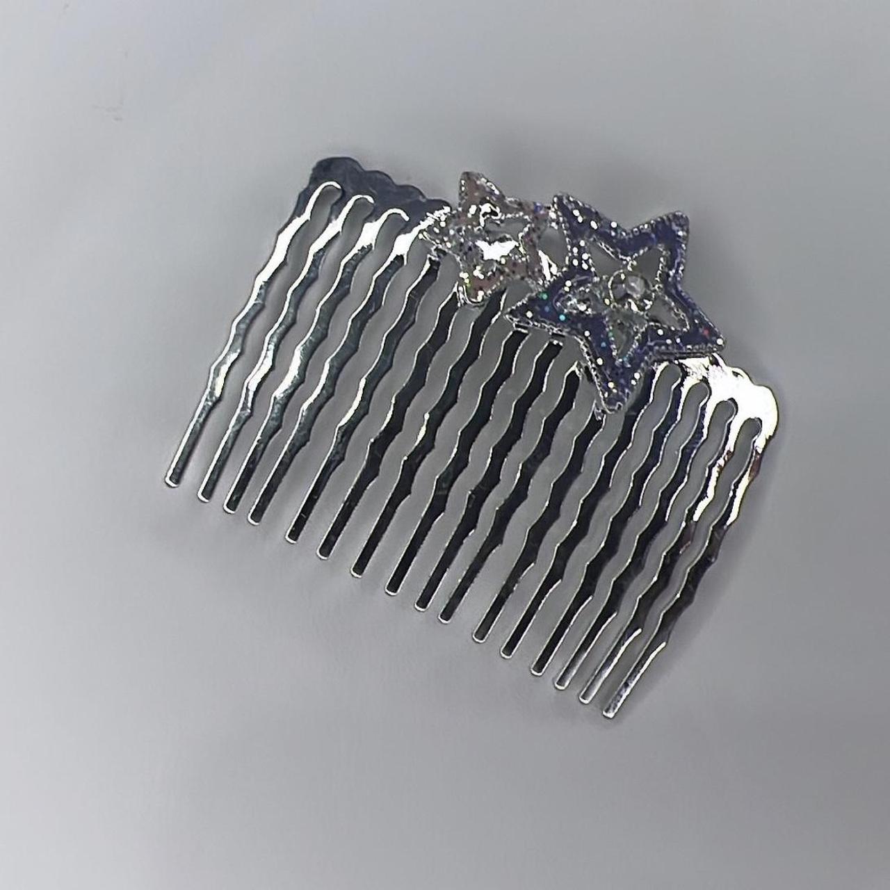 silver hair comb accessory - Depop
