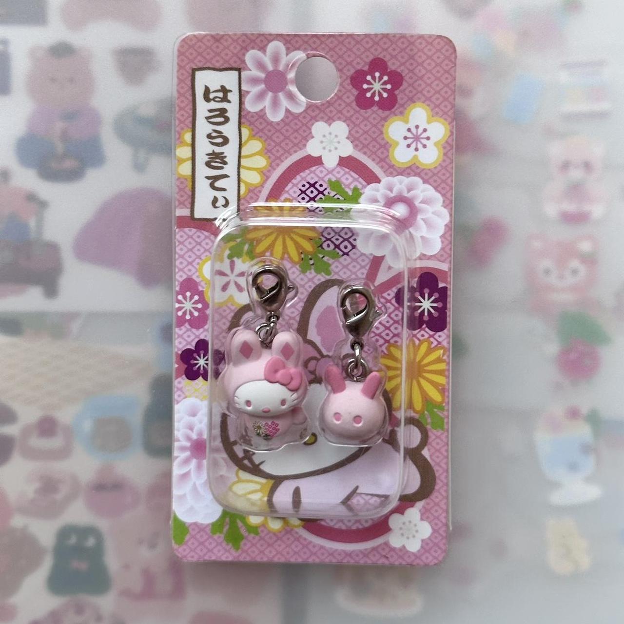 hello kitty pink bunny pair japan region limited... - Depop