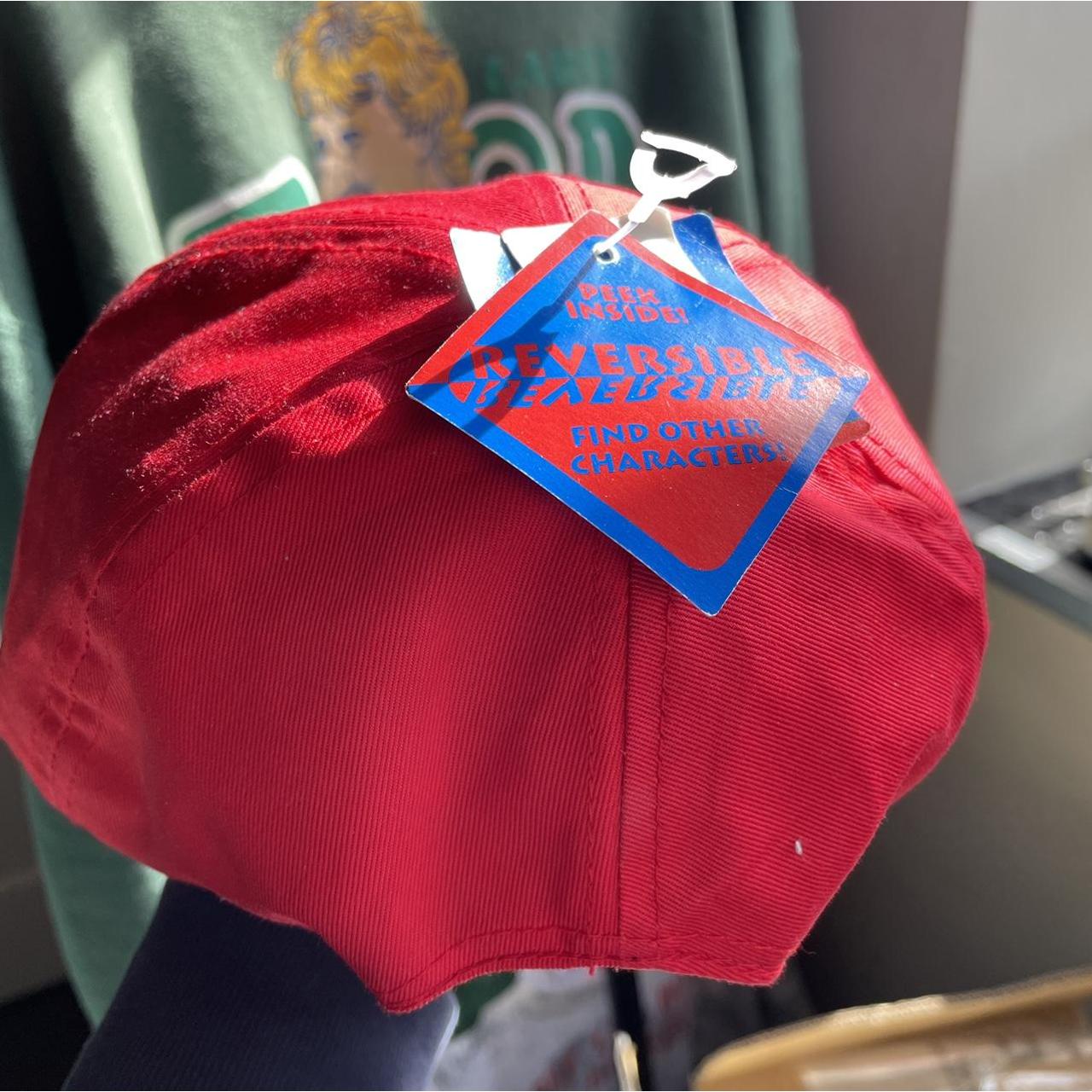 Vintage Looney Tunes Reversible Cap 90s Looney... - Depop