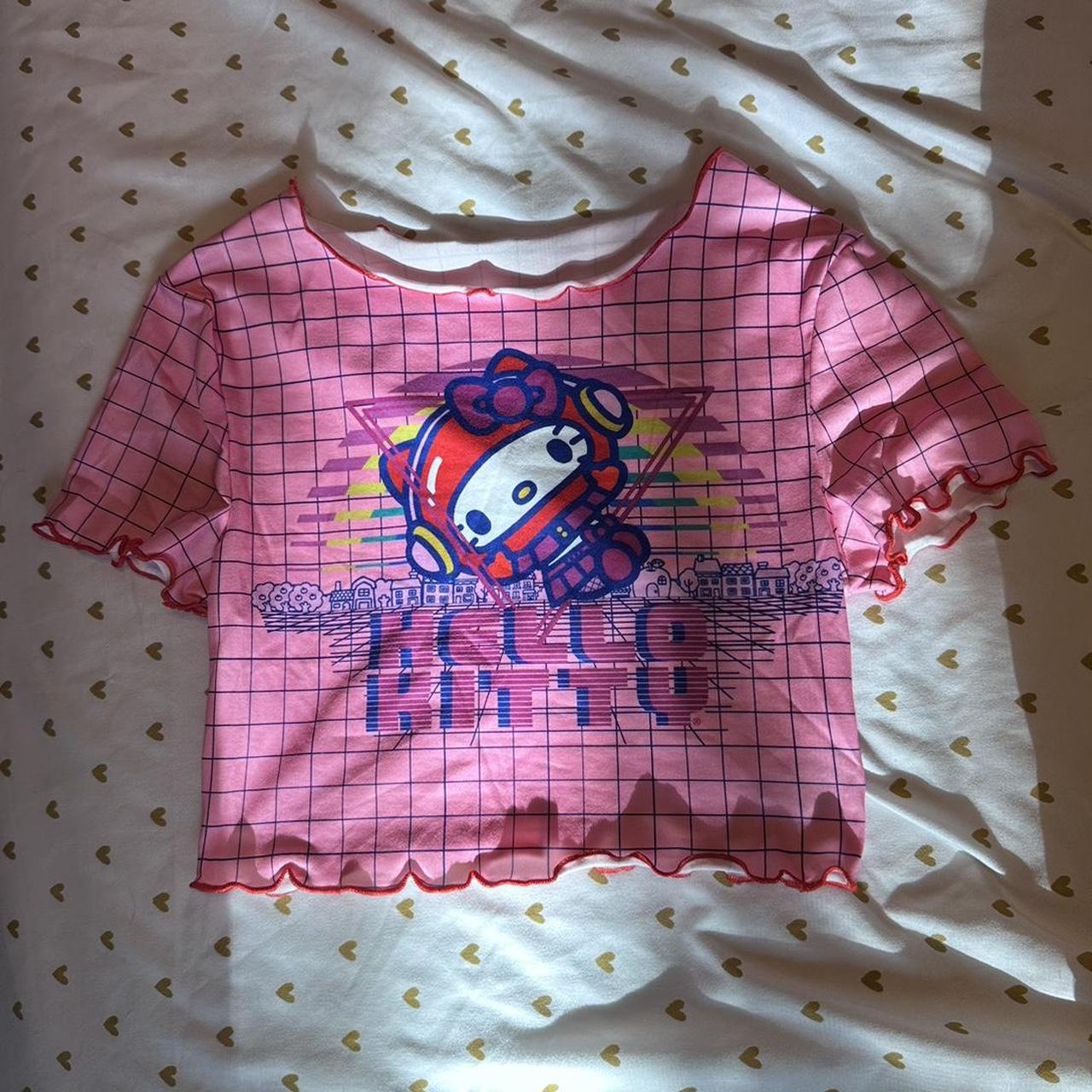 Hello kitty space crop top! - Depop
