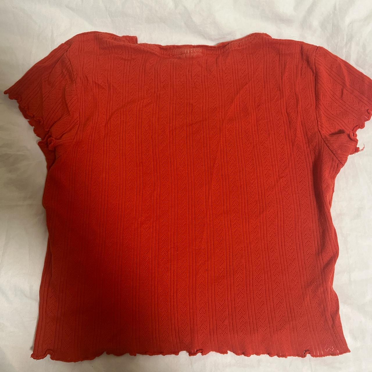 Urban Outfitters Women's Red T-shirt | Depop