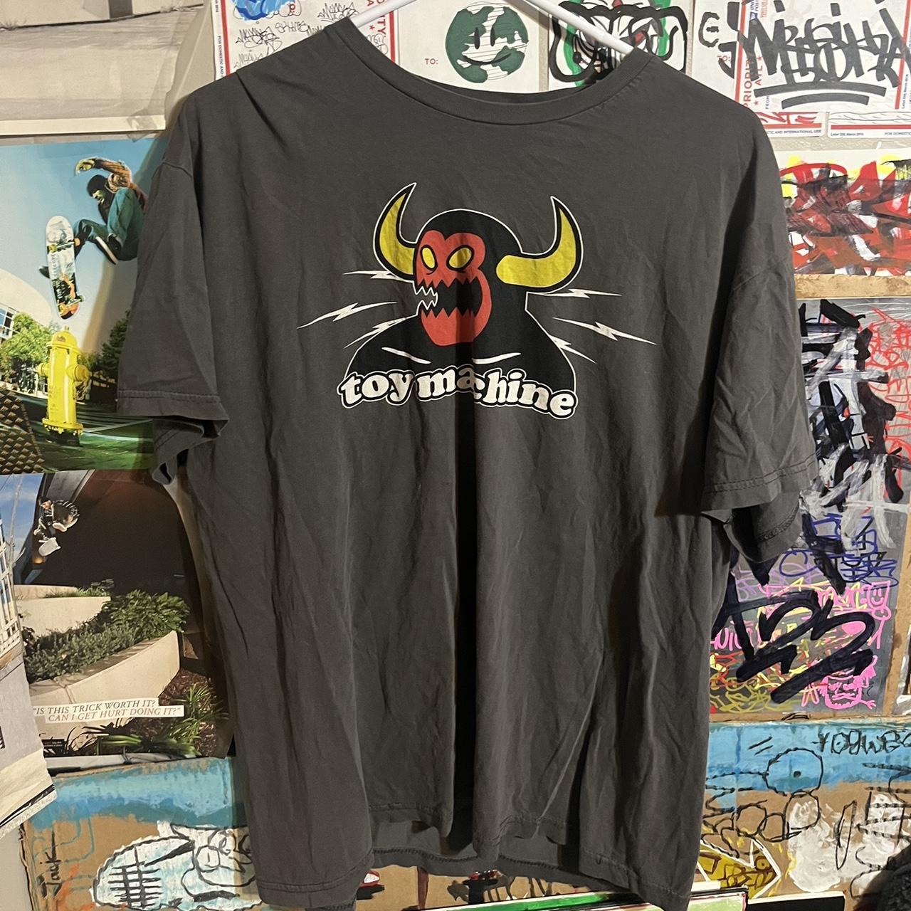 Vintage Toy Machine Skateboards tee - Depop