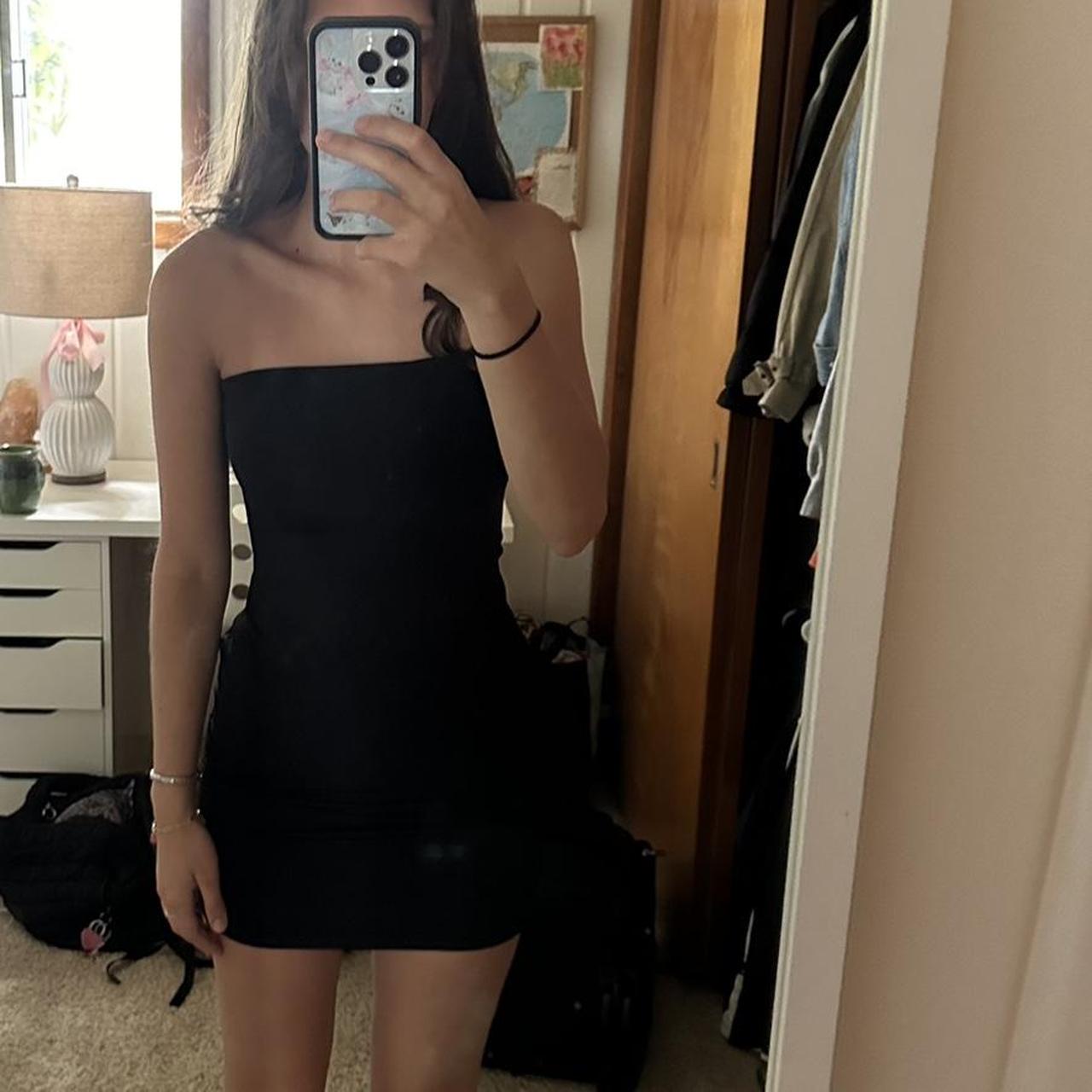 primark black dress bought in Ireland, worn once - Depop
