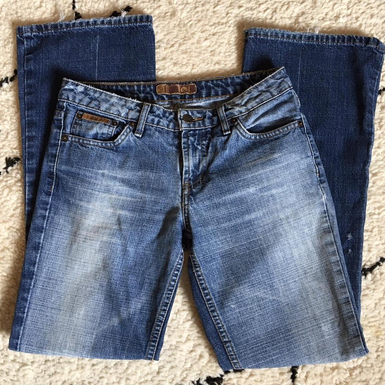 Vintage 90s LEI brand low rise jeans - size 5 -... - Depop