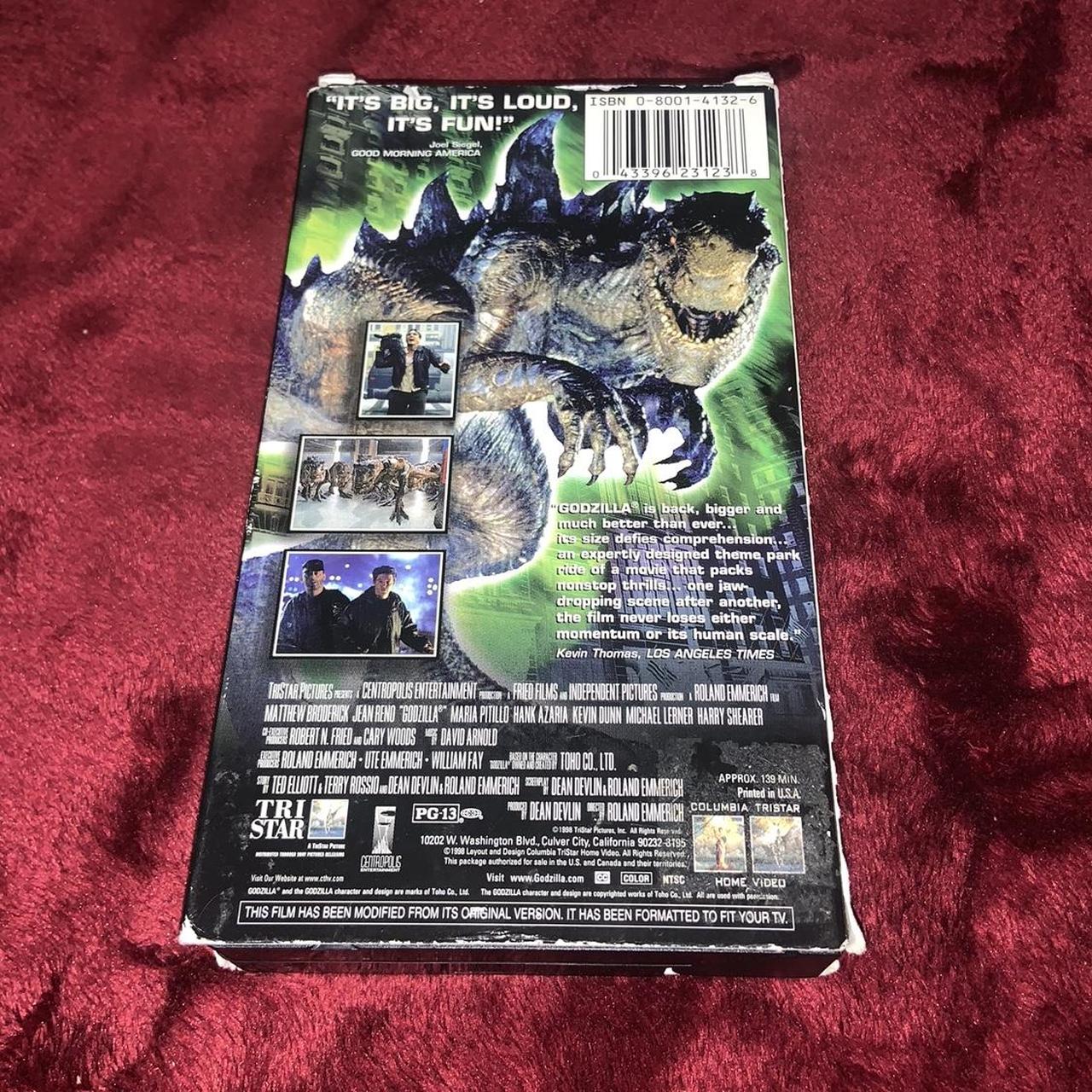GODZILLA VHS (1998) used forsure but hey ifykyk! lmk! - Depop