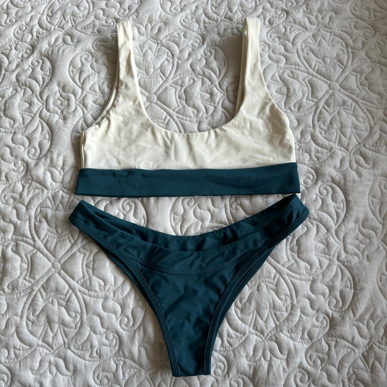 Fae swim set size: S top and S bottom worn... - Depop