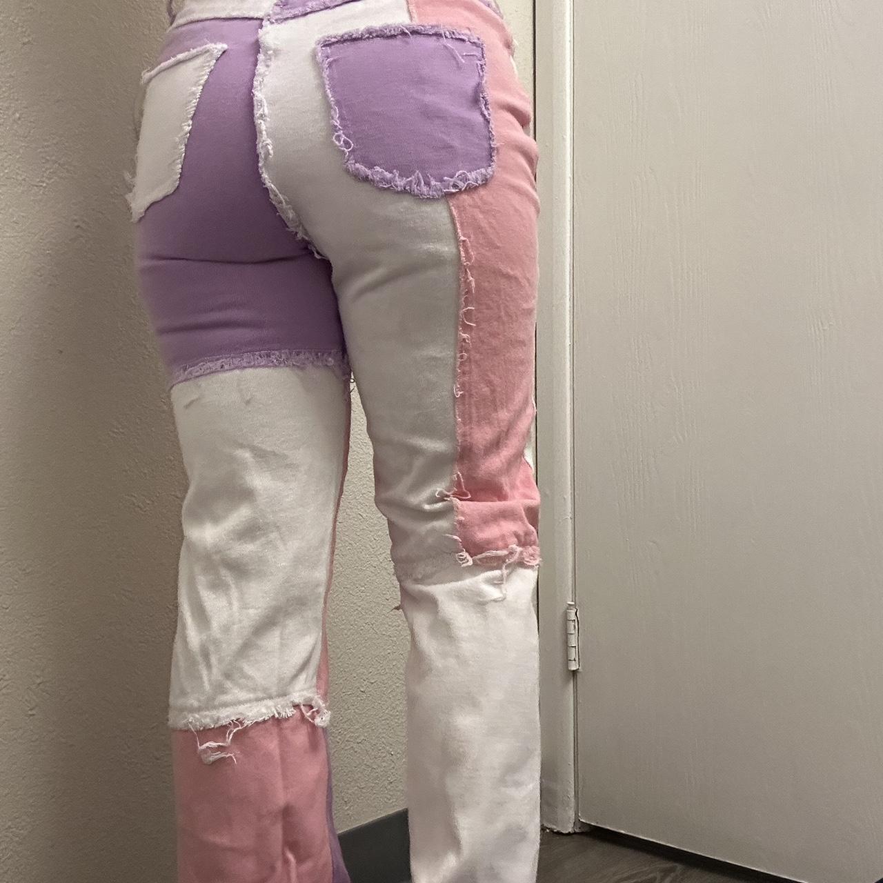 Color block pants! MATCHING TOP POSTED - Depop