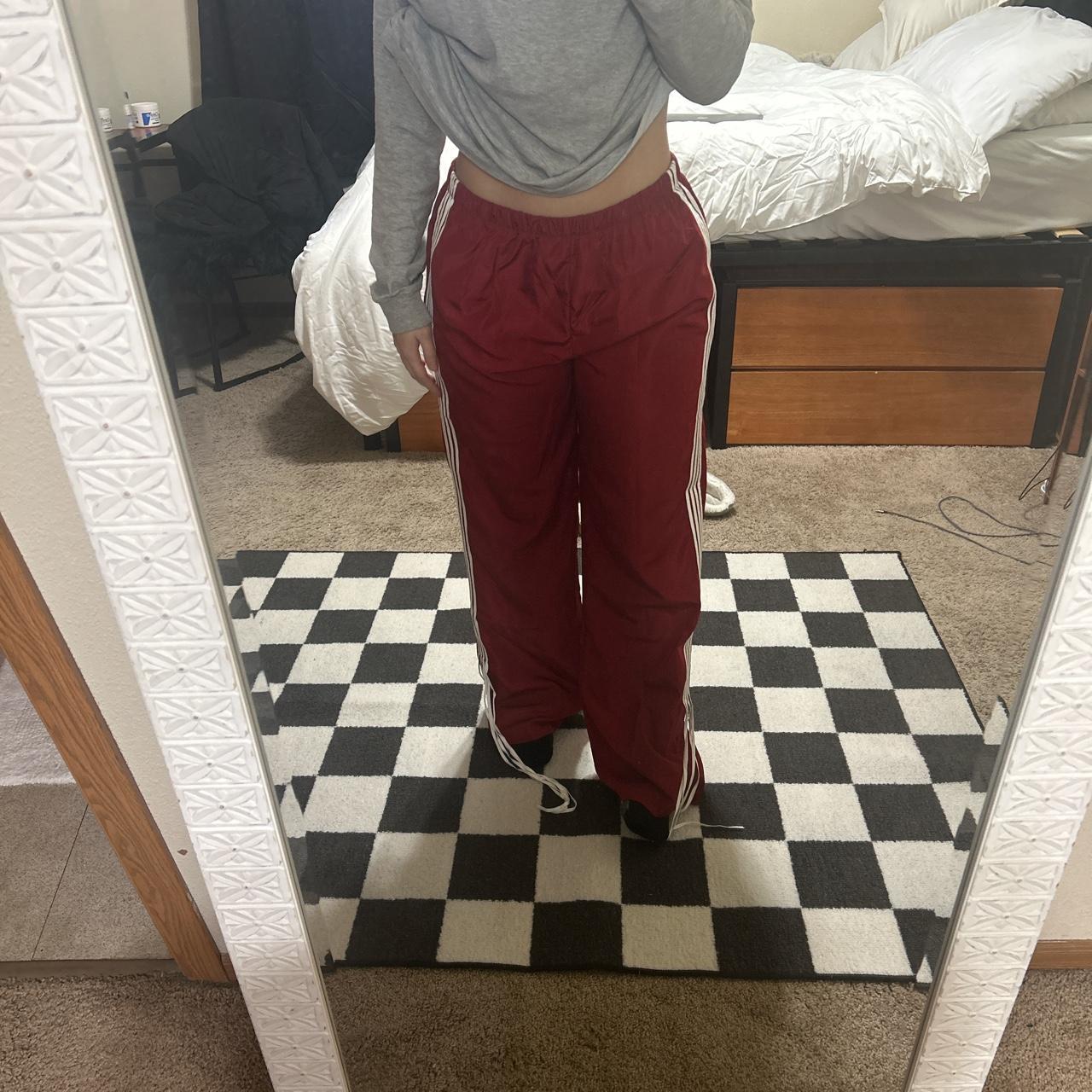 Edikted brand new with tags red track pants! Perfect... - Depop